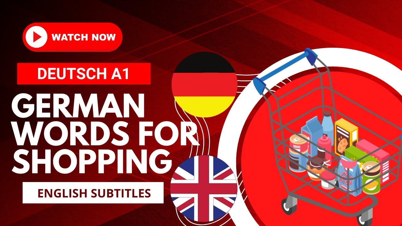 German words-english words with subtitles: Einkaufen - shopping for ...