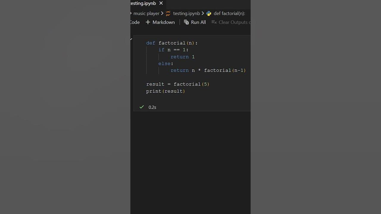 What is recursive function ?? | Python #shorts - YouTube