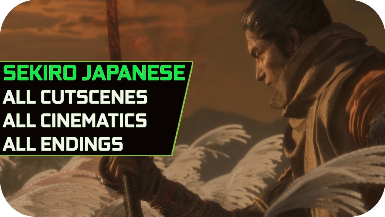 Sekiro Shadows Die Twice Japanese Cutscenes & Cinematics Movie - YouTube