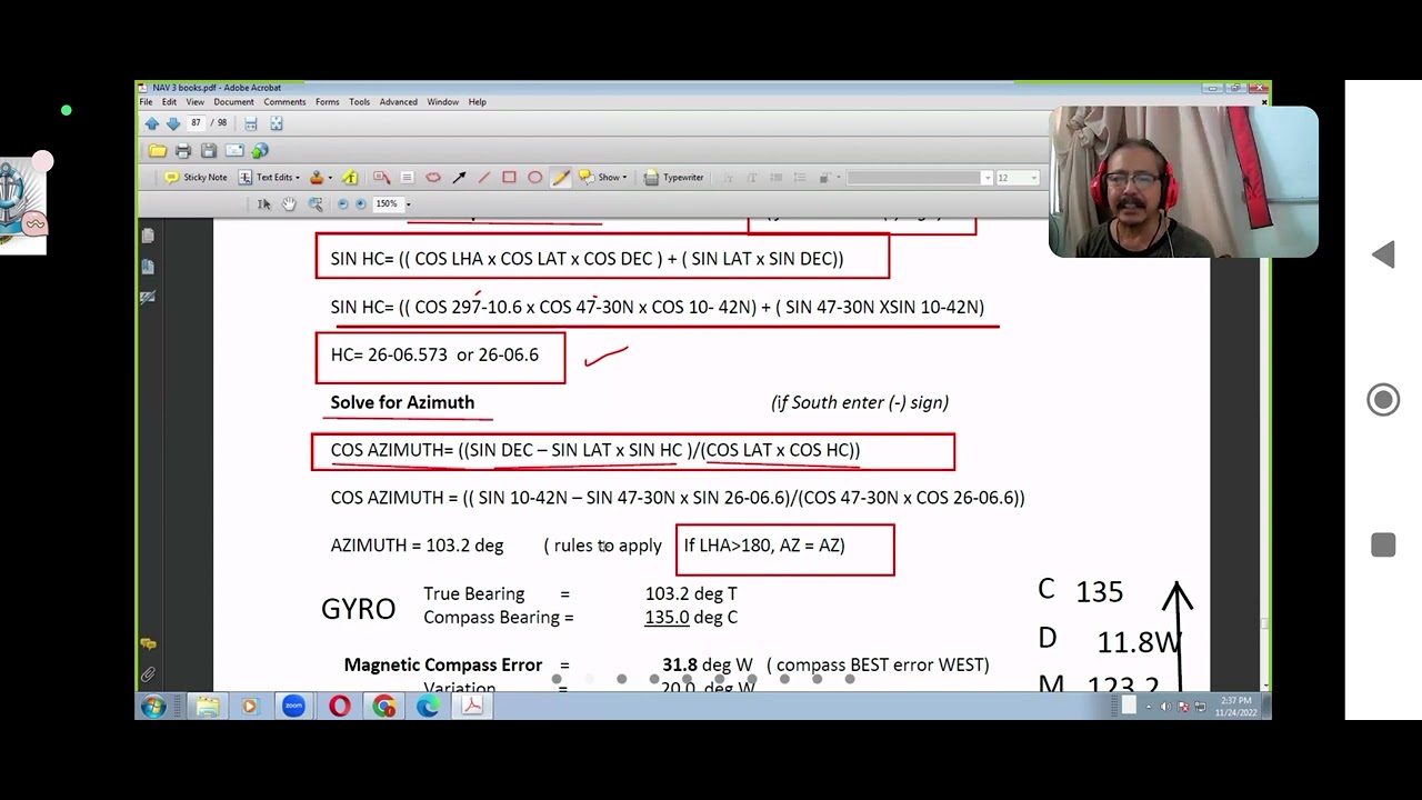 Magnetic Compass Error - YouTube