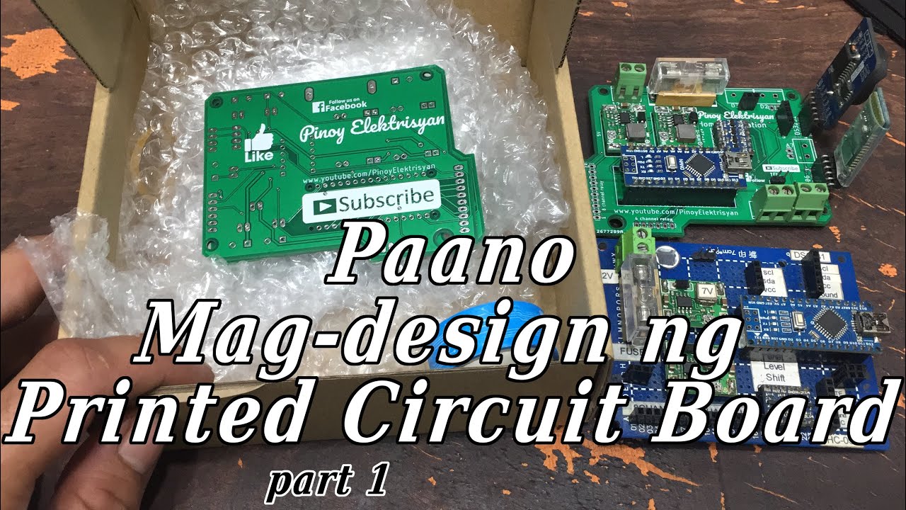 Paano Mag-design ng PCB part 1 - YouTube