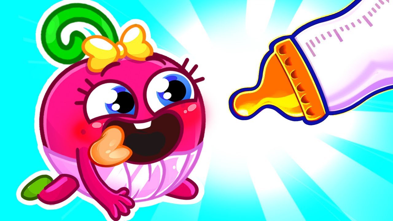 Yummy Bottle Feeding Song! 😋 Songs & Nursery Rhymes | VocaVoca Berries ...