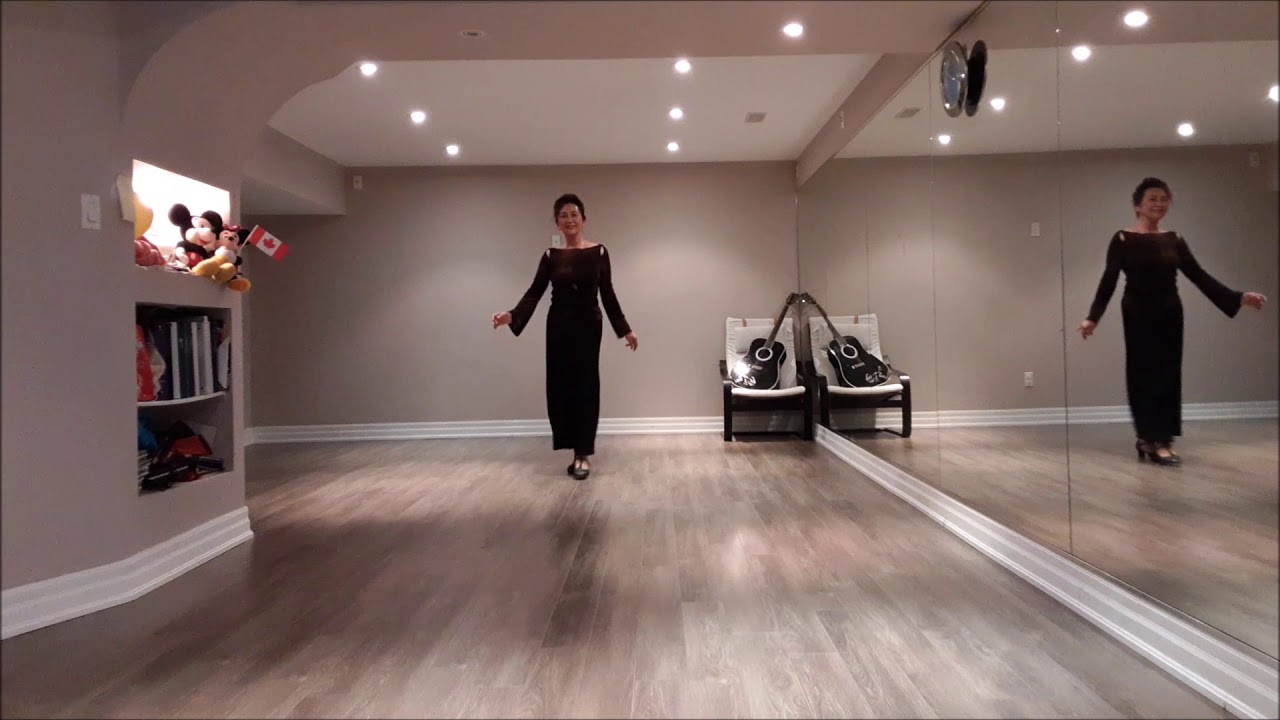 Closer Walk With Thee line dance (dance & teach) - YouTube
