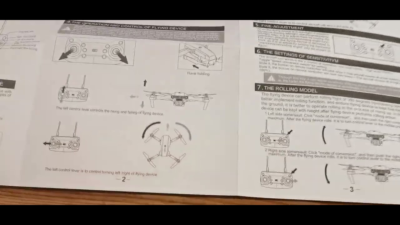 AIRON Drone scam. Almost English manual. - YouTube