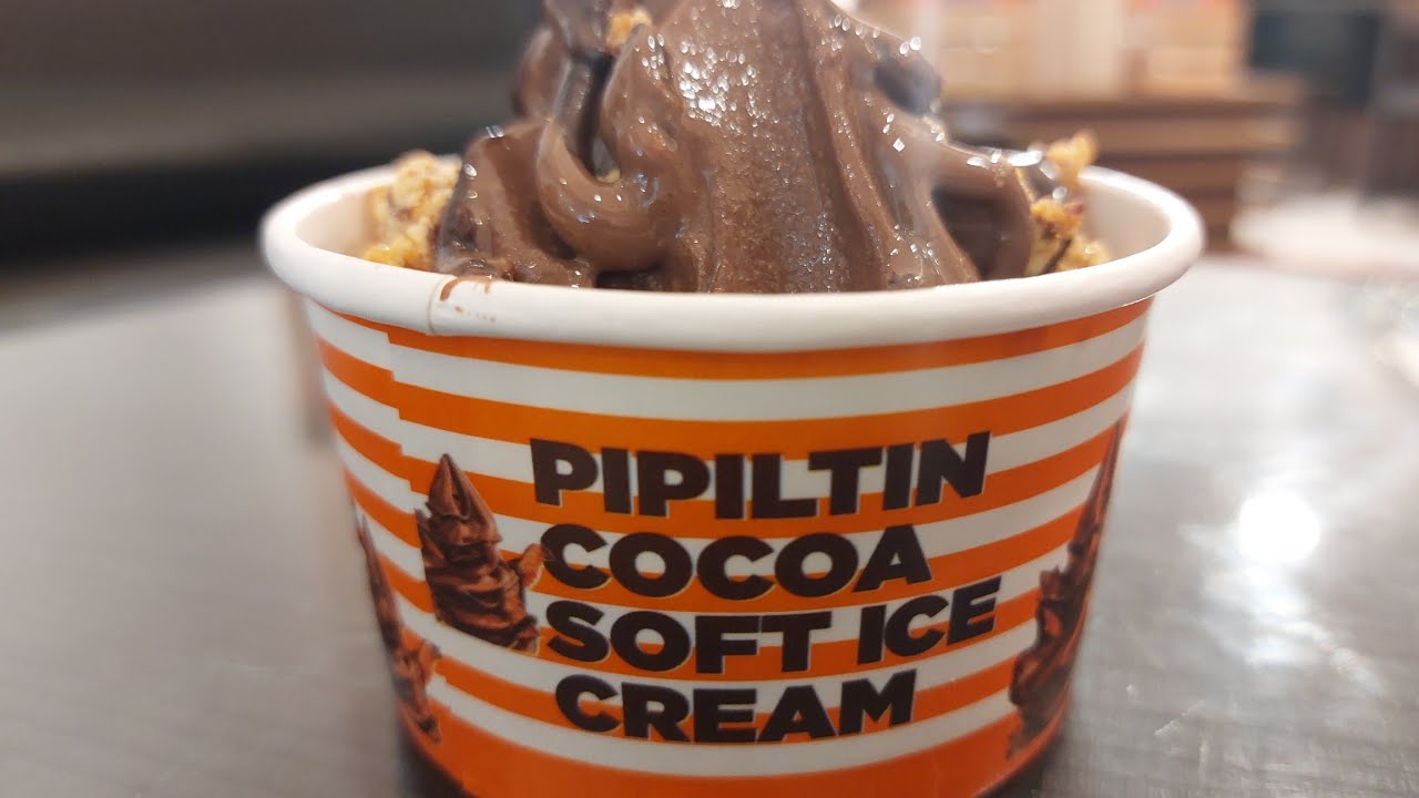 Let's try the ice cream Pipiltin cocoa from Papua - YouTube