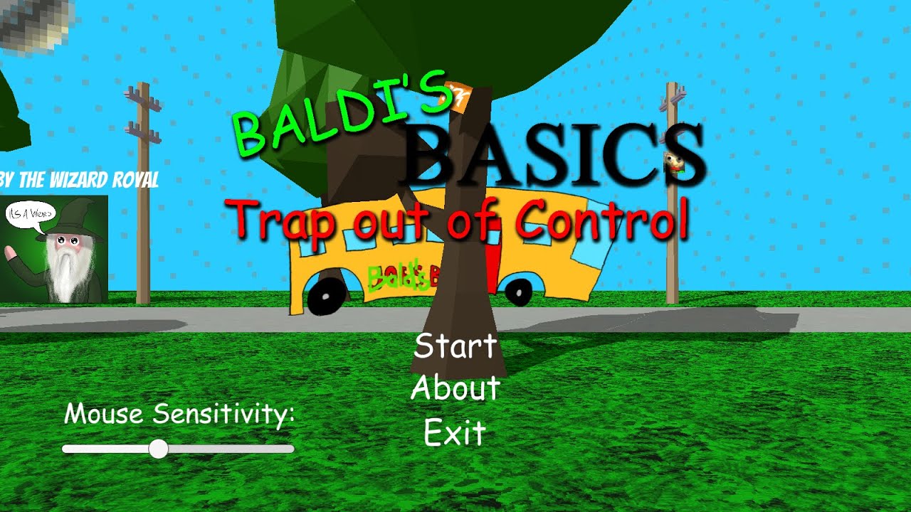 Baldis Basics Trap out of Control l Baldis Basics Mod - YouTube