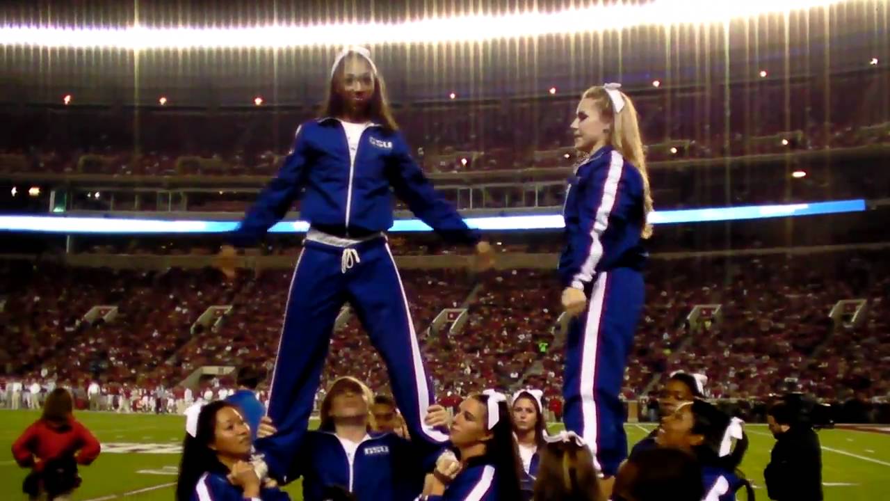Georgia State Cheerleading | November 18th 2010 | GSU vs. Alabama - YouTube