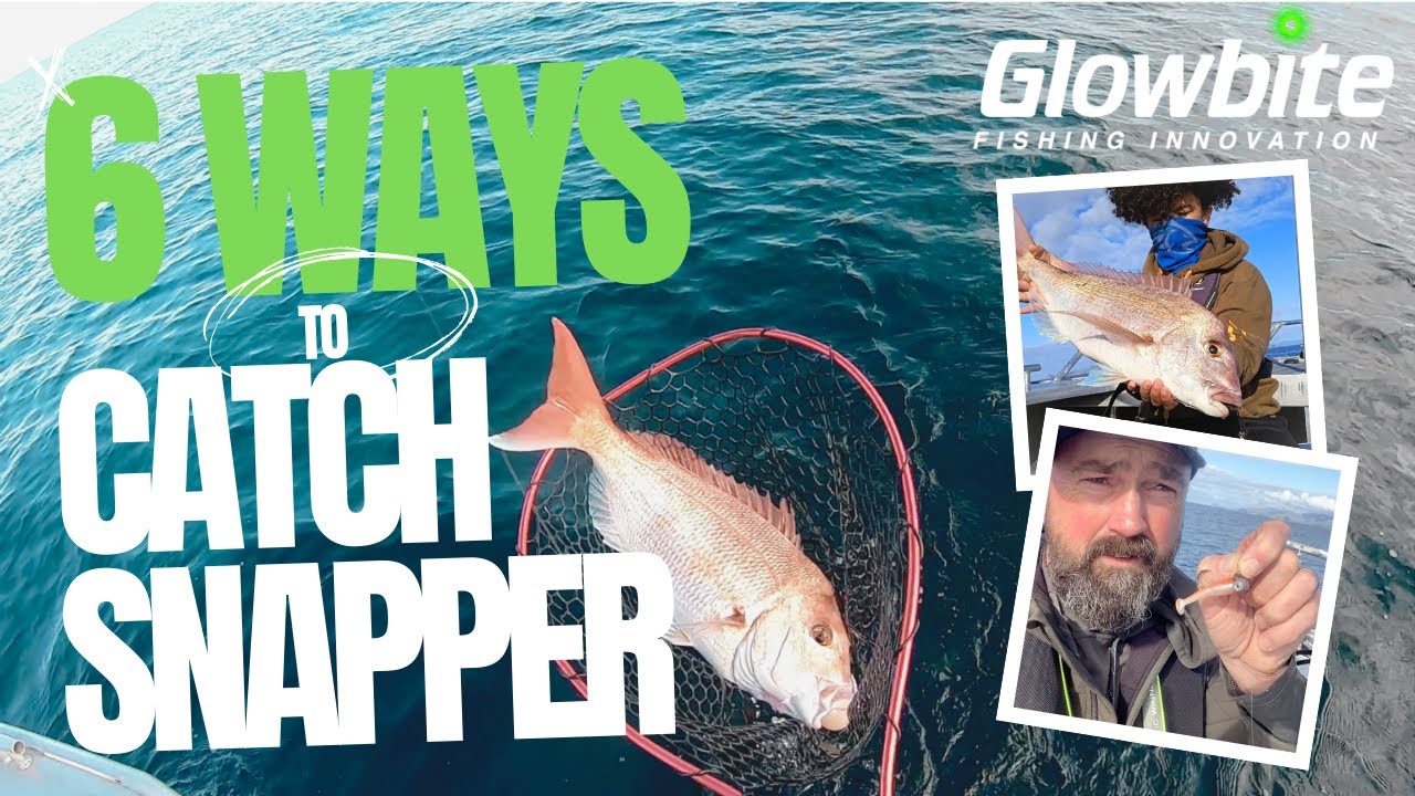 How to catch snapper 6 different ways - on one day! - YouTube