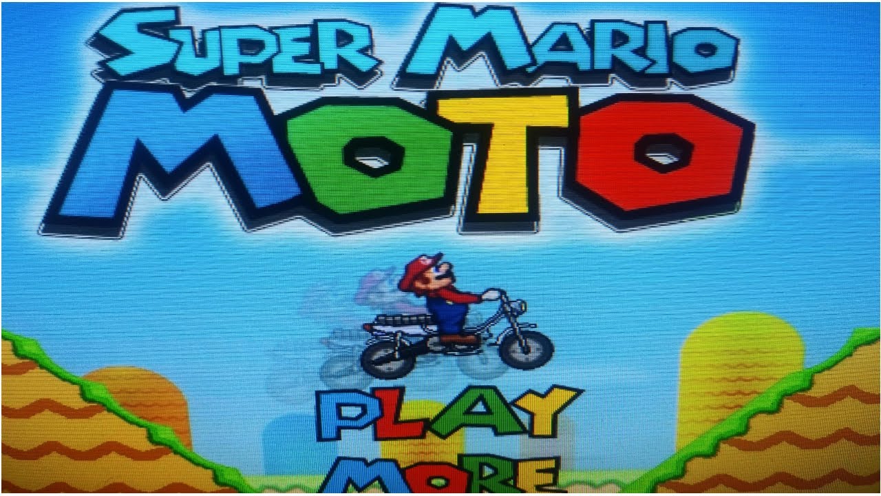 SUPER MARIO! MOTO! MOTORCYCLE GAME! VERY FUN! - YouTube