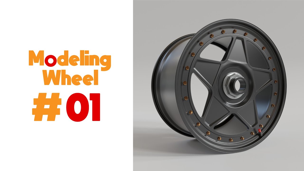 Modeling Wheel #01 | Blender 2.90 | Ferrari F40 Rims - YouTube