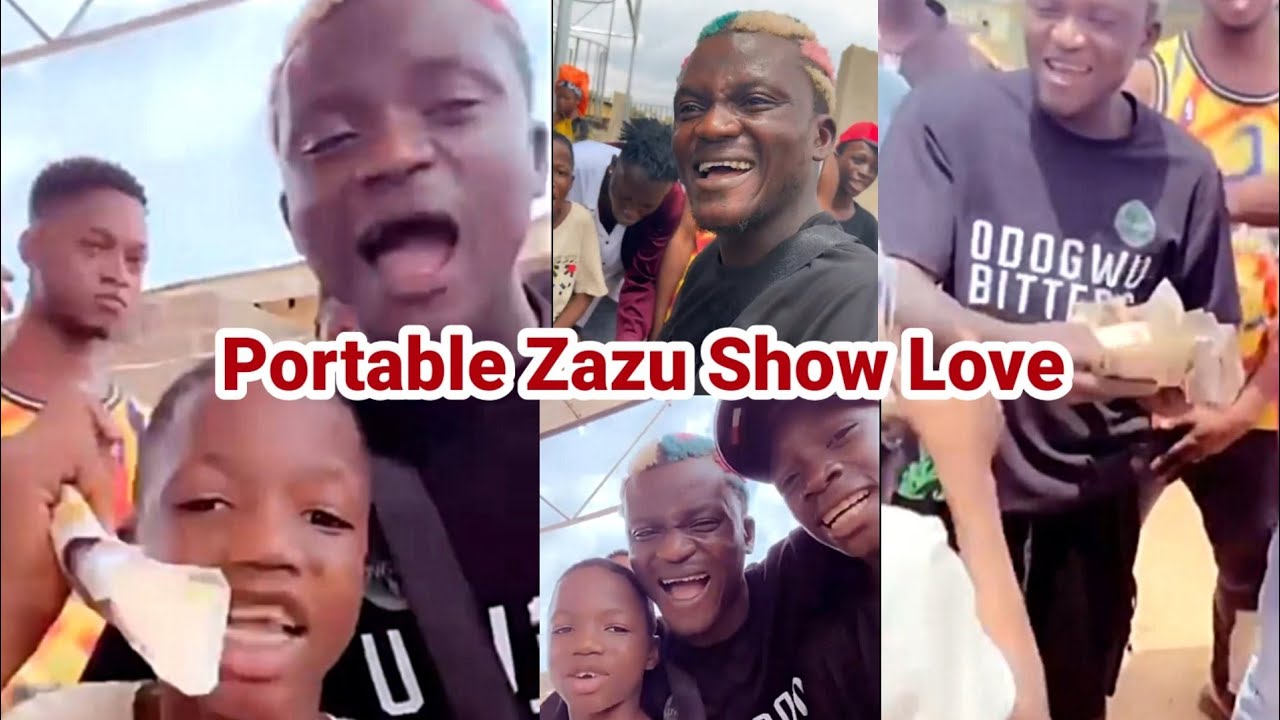 Portable Zazu Giving Money To His Fans. #zazu #portable - YouTube