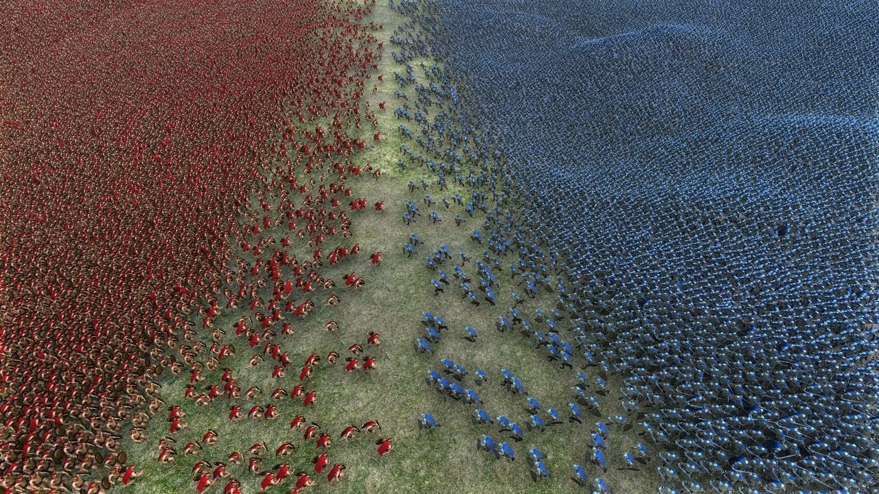 20 000 SPARTANS vs 20 000 HEAVY KNIGHTS - Ultimate Epic Battle ...