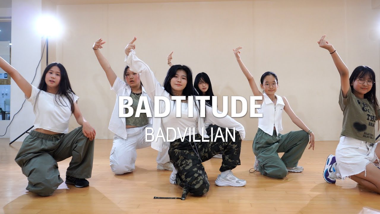 [청소년KPOP] BADVILLIAN(배드빌런) - BADTITUDE(야호)│방송댄스│KPOP커버│브로드 댄스 학원 - YouTube