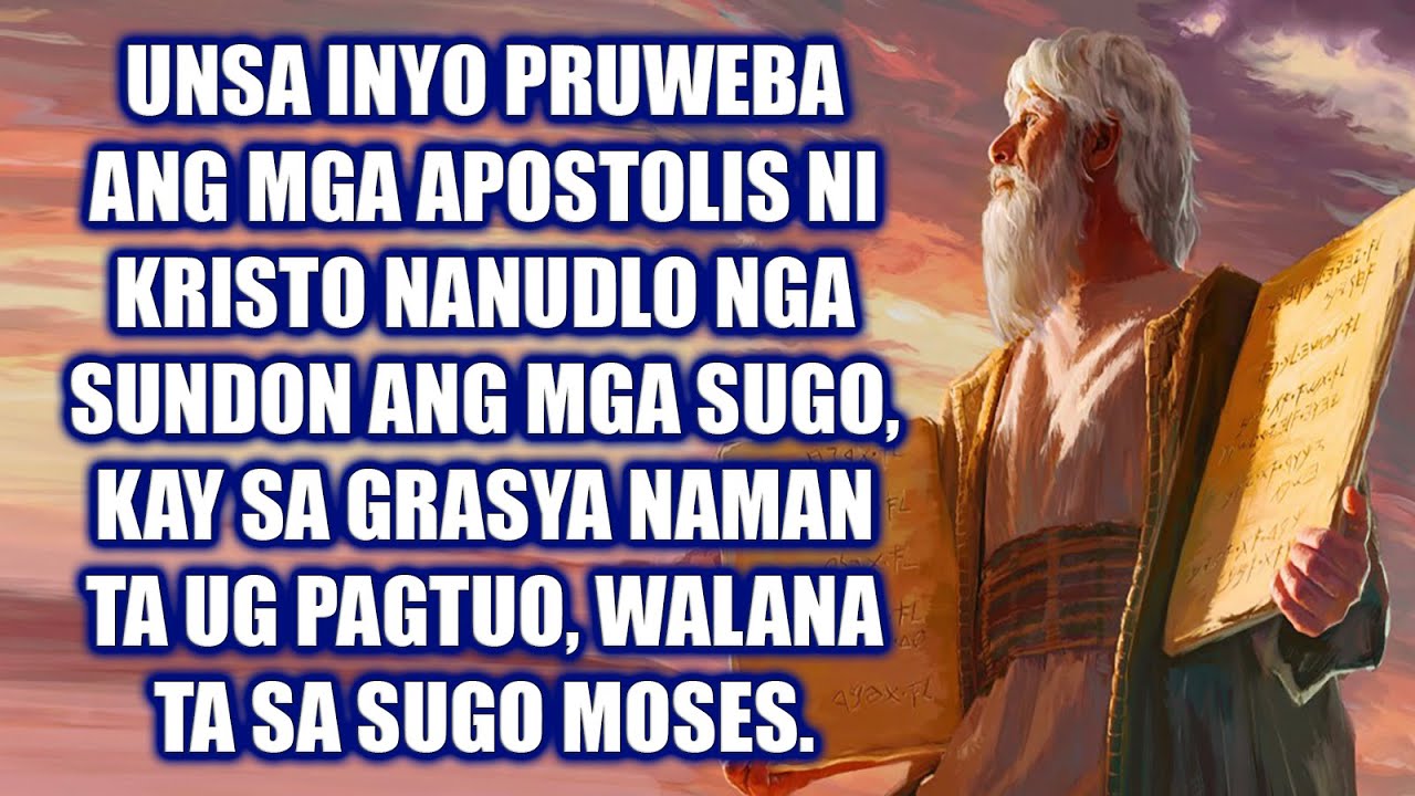 20240507 Tuesday PM "Unsa inyo pruweba ang mga apostolis ni Kristo ...