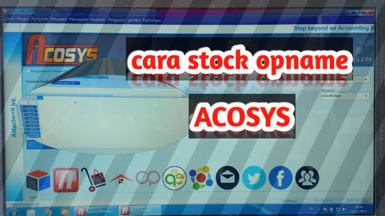 Cara Stock Opname menggunakan Acosys || acosys 2019 - YouTube