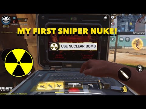 MY FIRST EVER NUKE USING SNIPE IN COD MOBILE (Season 3 NUKE!) - YouTube