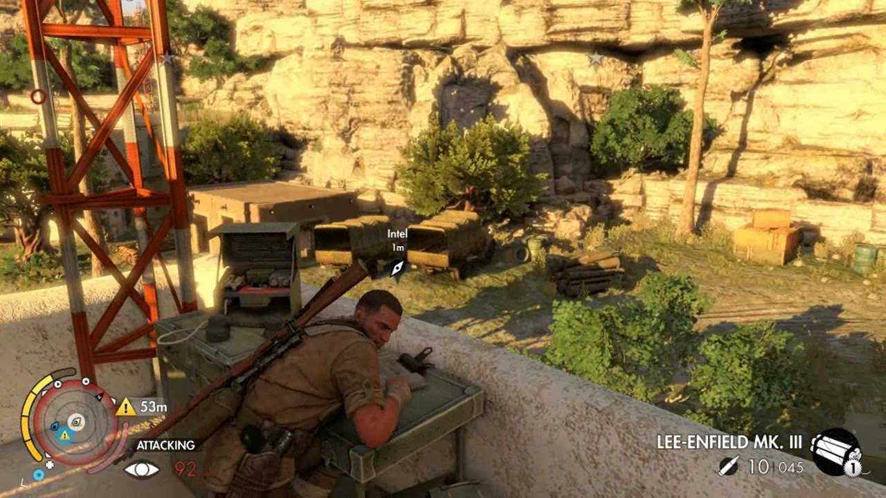 Sniper Elite 3 Coop Gameplay Mission 3 Halfaya Pass - YouTube