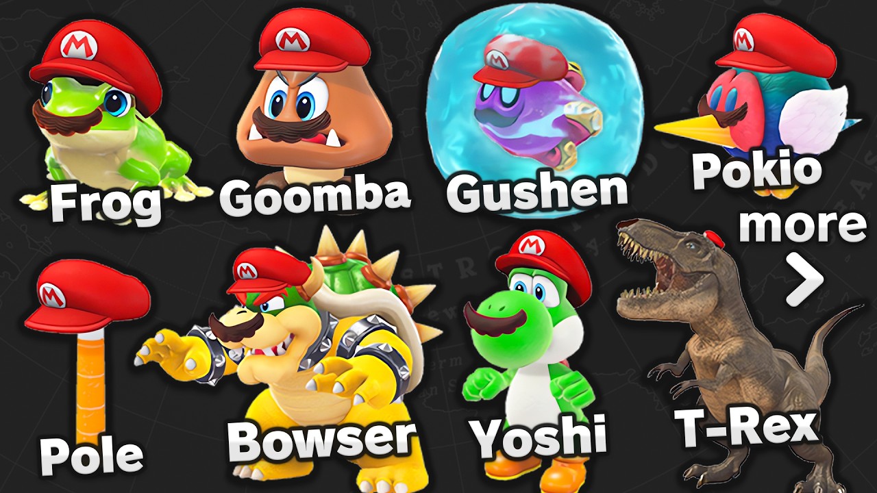 Which Mario Odyssey Capture SURVIVES The Longest? - YouTube