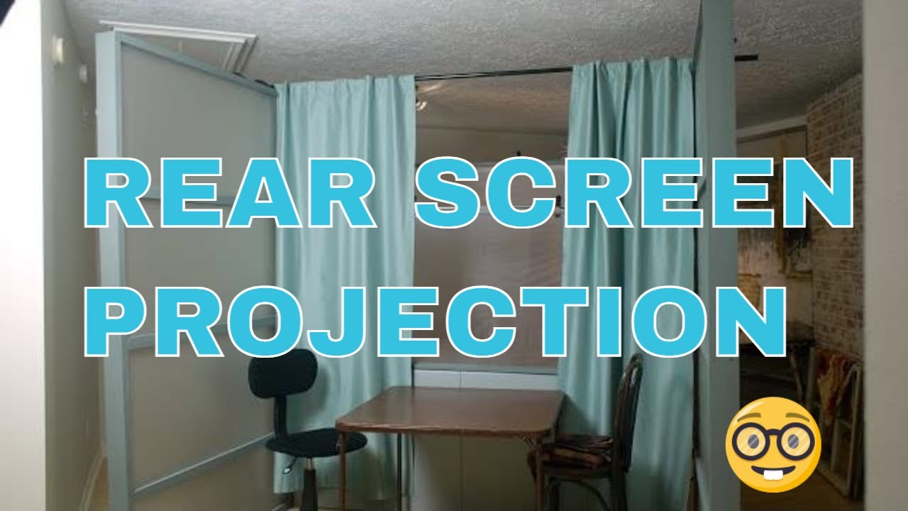 Looking for the right stuff to create the rear screen projection - How ...