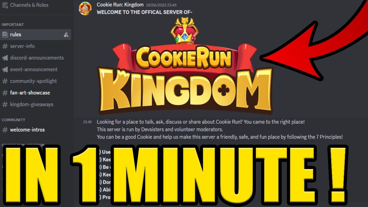 HOW to JOIN COOKIE RUN KINGDOM DISCORD SERVER PC & MOBILE - YouTube