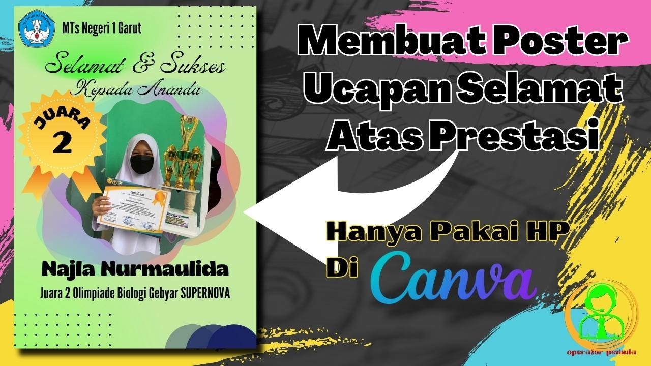 MEMBUAT POSTER UCAPAN SELAMAT | POSTINGAN UCAPAN SELAMAT - YouTube