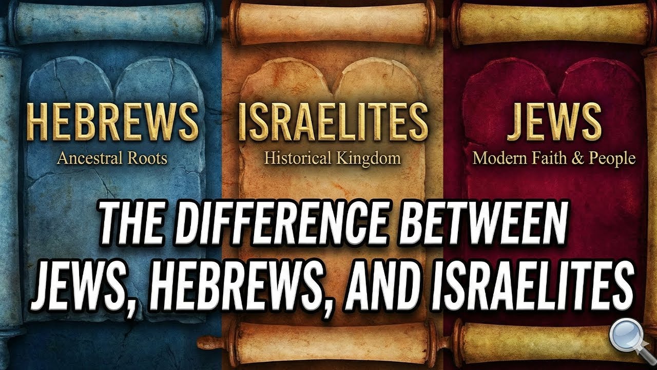 The Difference Between Jews, Hebrews, and Israelites - YouTube