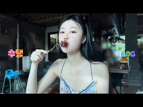 [수탱로그] 휴양하러 갔수지니🌴 | 컵라면, 수영, 힐링🕶