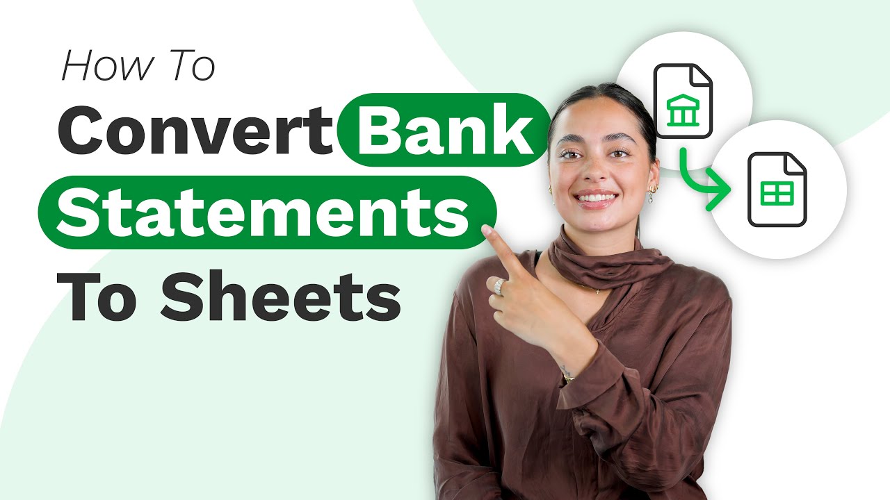 How to Convert Bank Statements to CSV, Excel 365 or Google Sheets ...