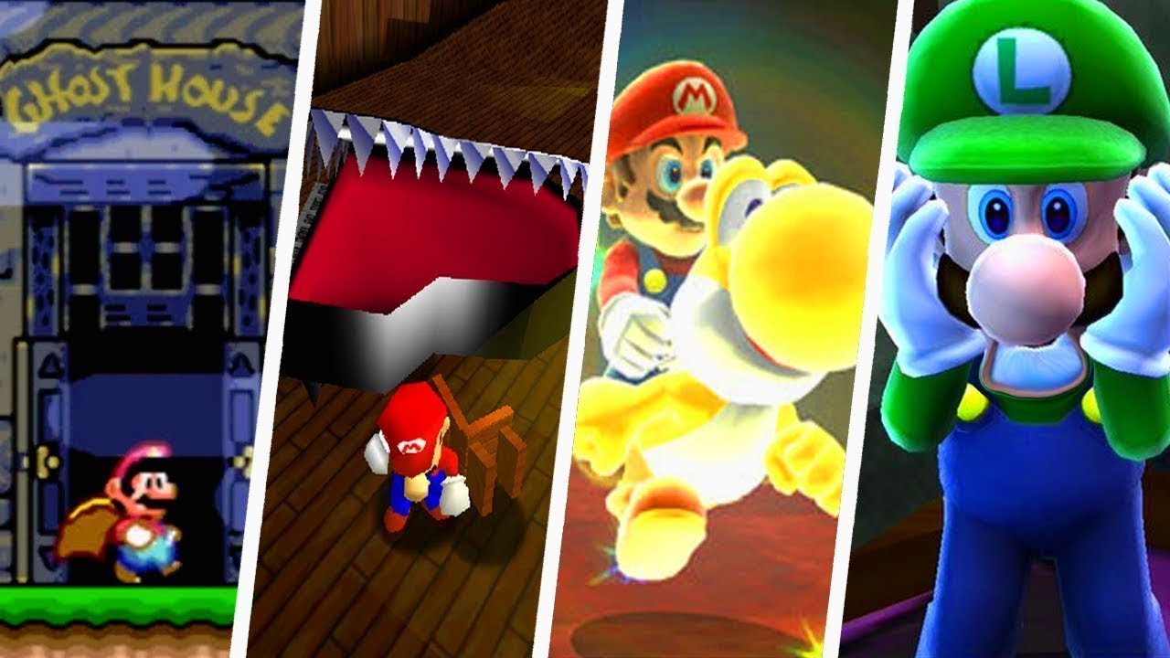 Evolution des Maisons de Fantôme dans les Jeux Super Mario (1990 - 2019 ...