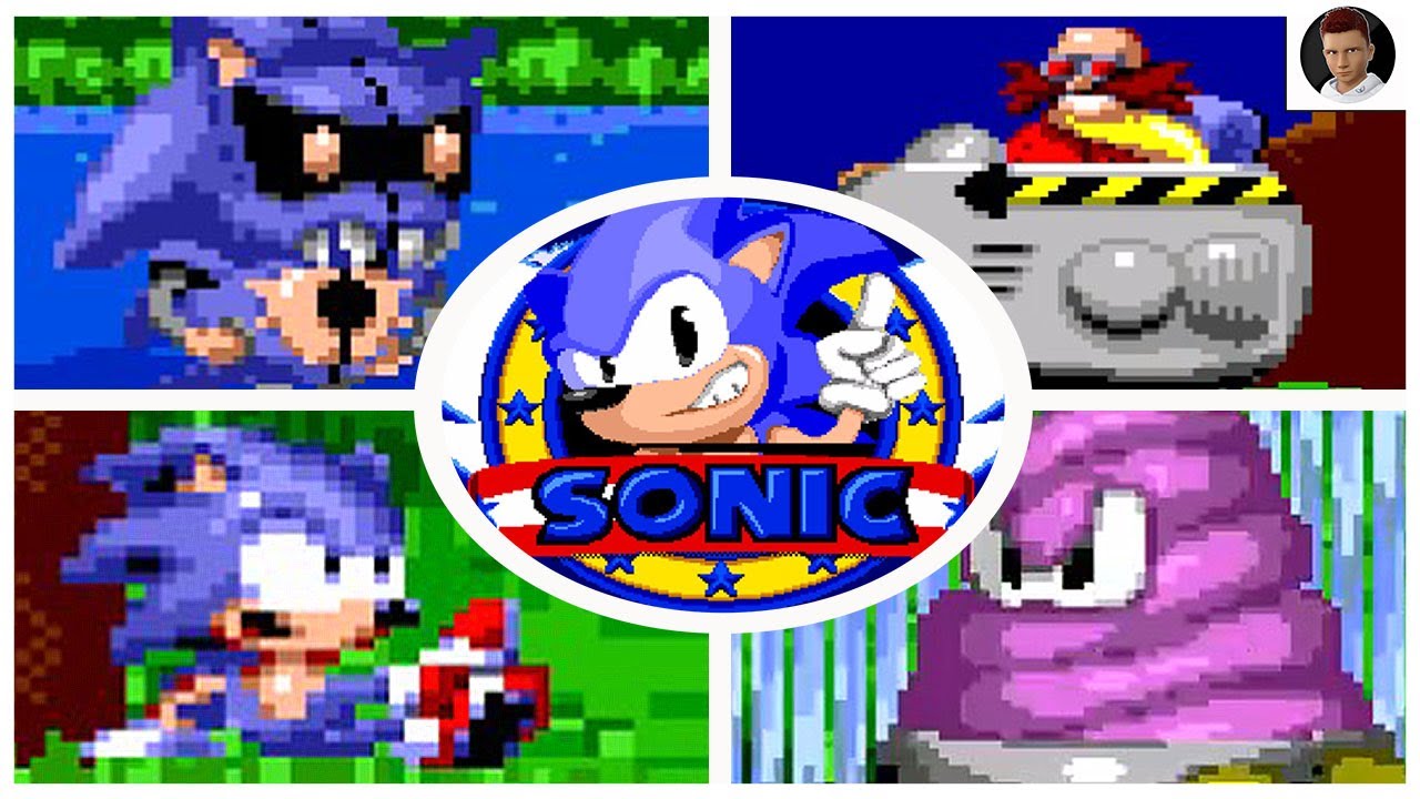 Sonic Warped (Sonic Fan Game) All Bosses (NO DAMAGE) - YouTube