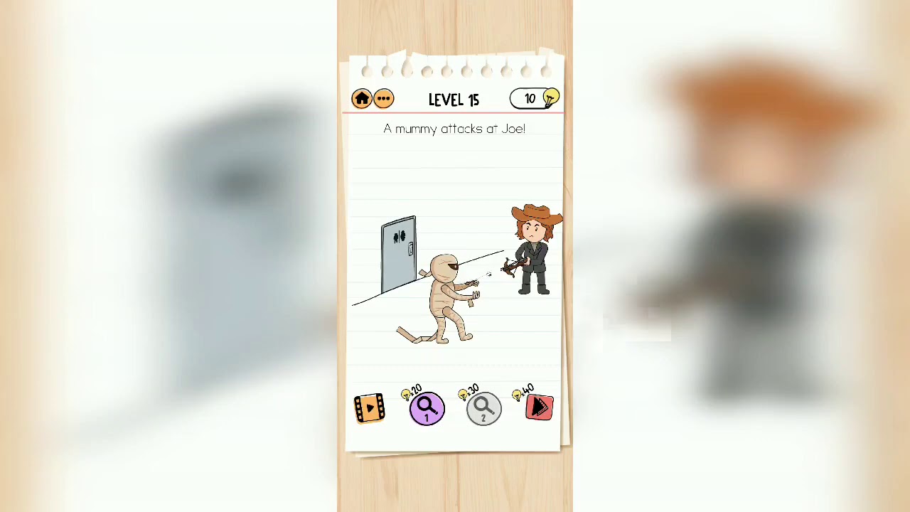how to do level 15 in Brian test 2 - YouTube