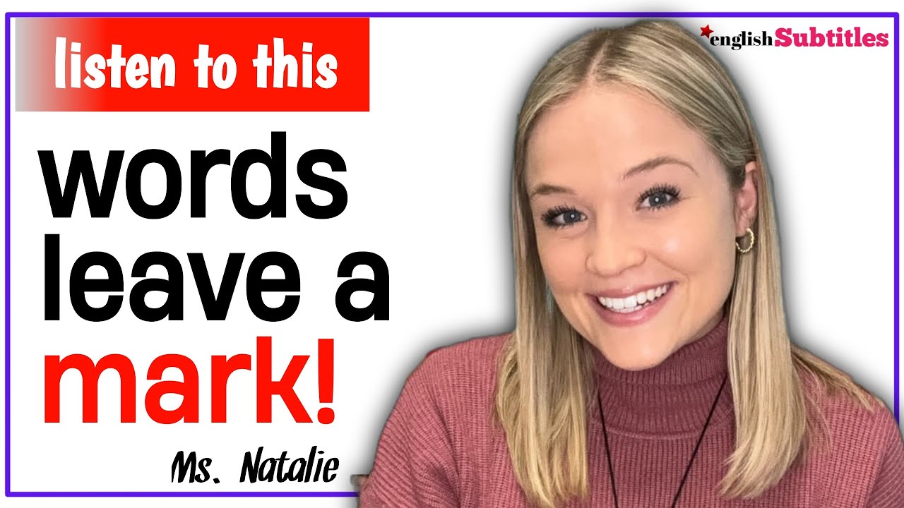 Speak Kindly: Words Leave a Mark! Ms. Natalie - YouTube
