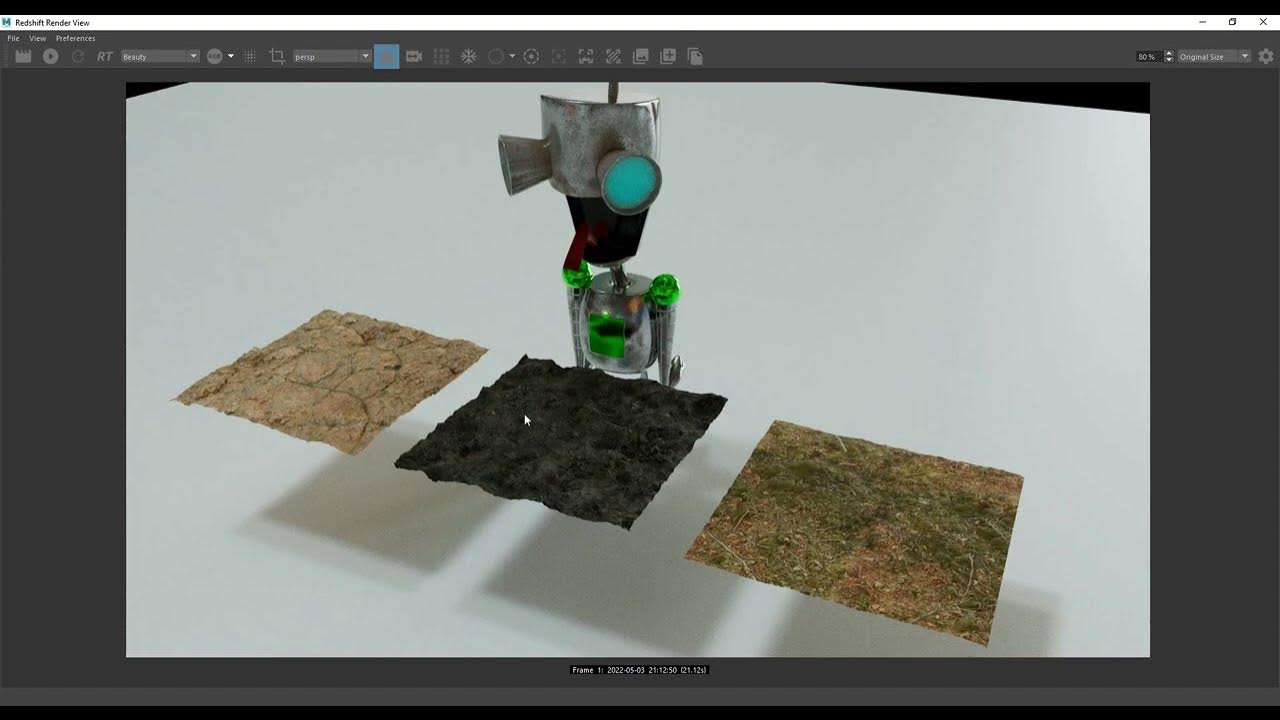 Maya 2022 - Layered Shaders and Displacements, Tiling Textures, and Terrain Blending Tutorial ...
