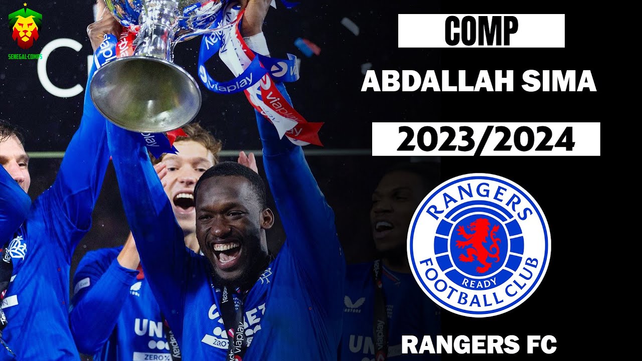 Abdallah Sima 2023/2024 - Rangers FC - YouTube