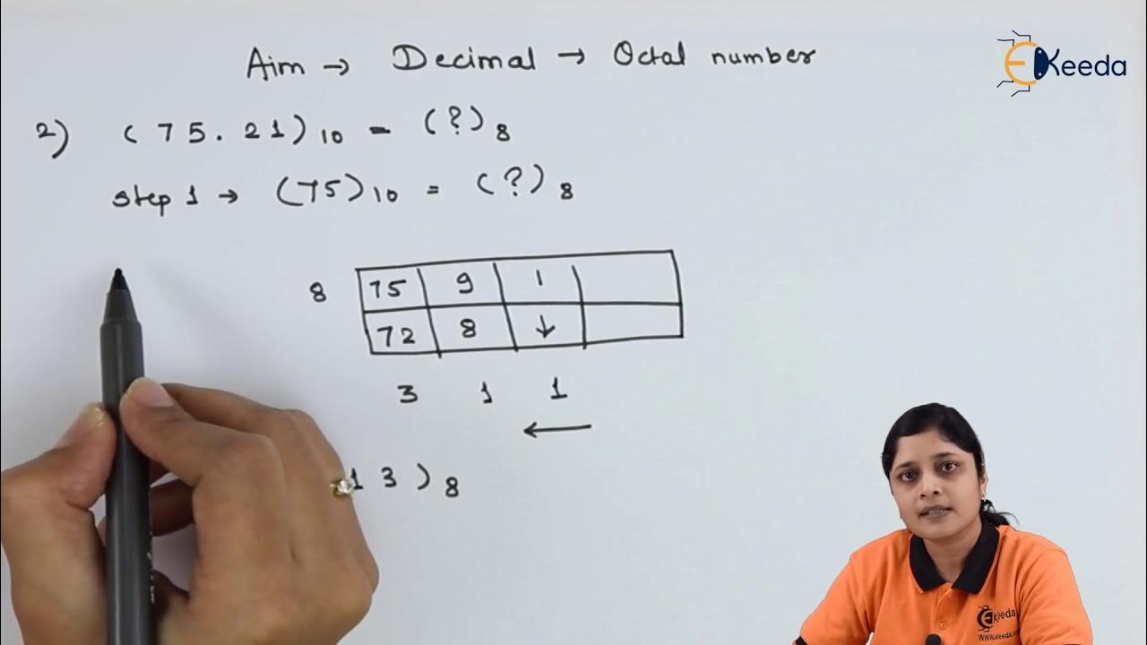 Decimal to Octal Conversion | Number System and Code | Digital Circuit ...