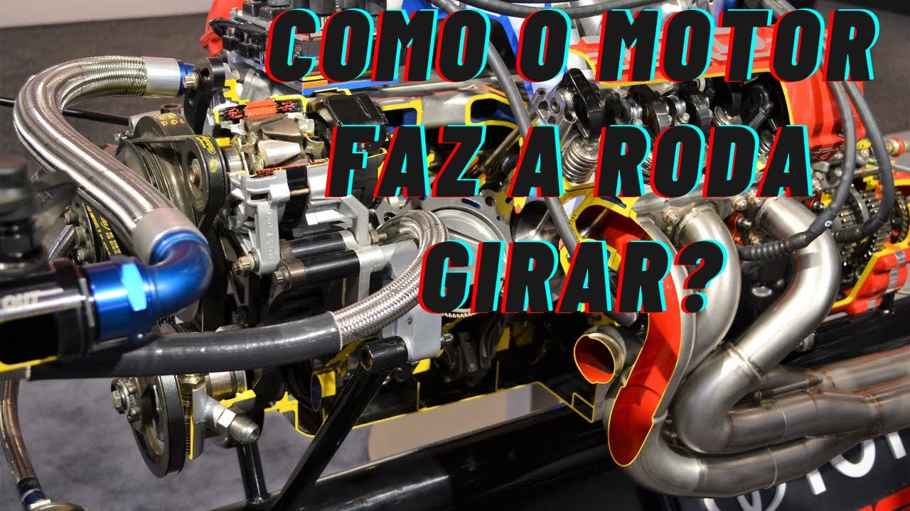 Como o motor faz a roda girar /Como o movimento do motor do automóvel e ...