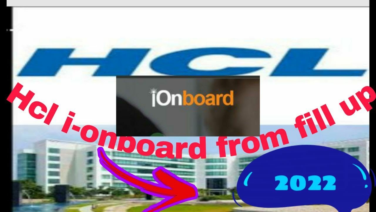 HOW TO FILL HCL IONBOARD || (ON -HINDI) #hclionboard #hcl # ...