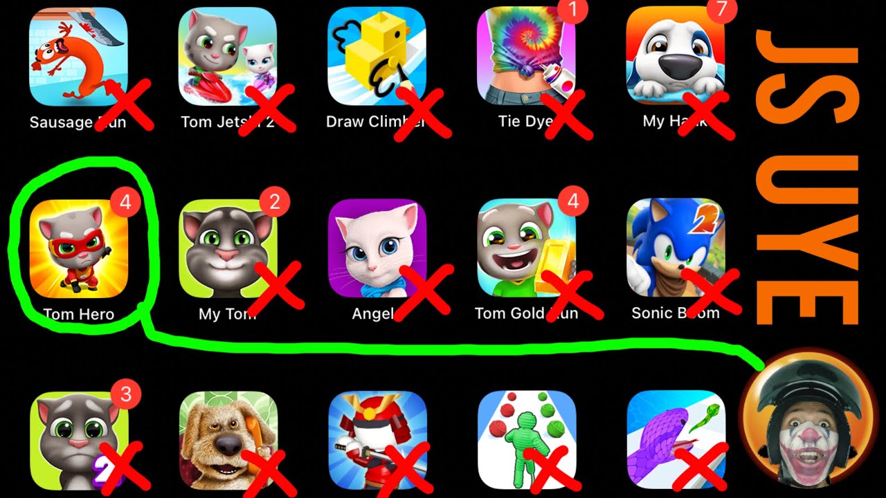 I Play Tom Hero Game || I love Talking Tom Game || Android IOS Gameplay ...