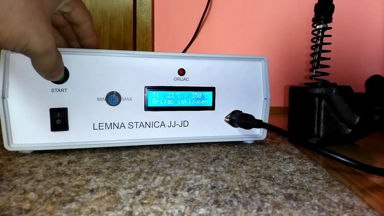Arduino lemna stanica / Arduino soldering station - YouTube