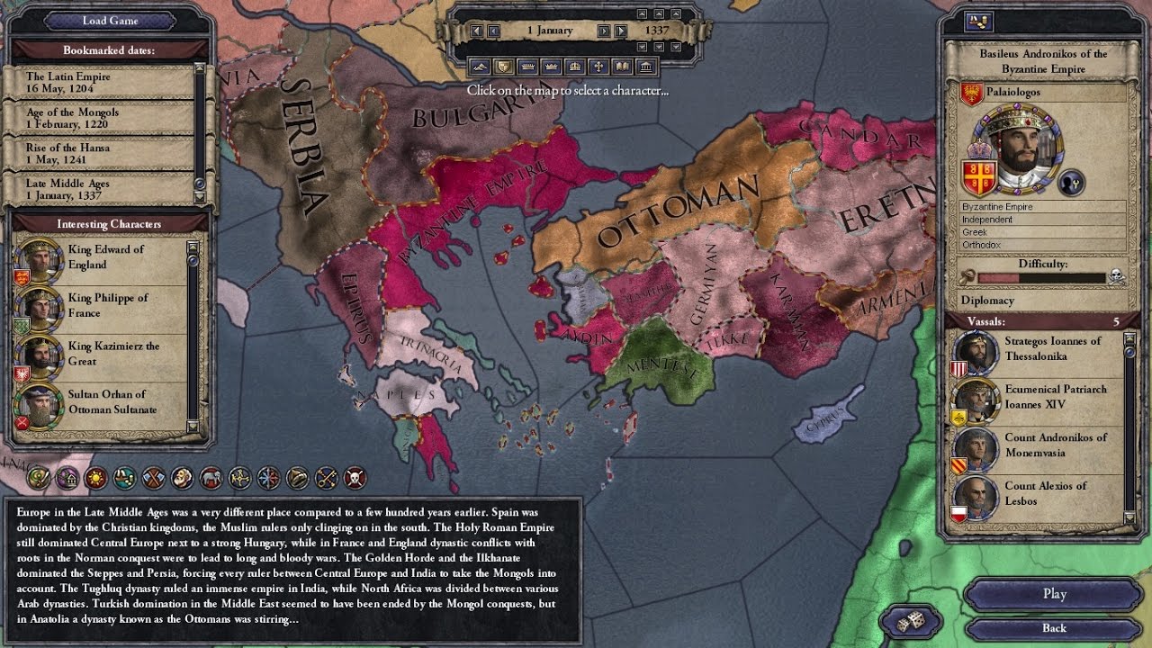 Crusader Kings II (Byzantine Revival) - Part 1: From the Brink of Death ...