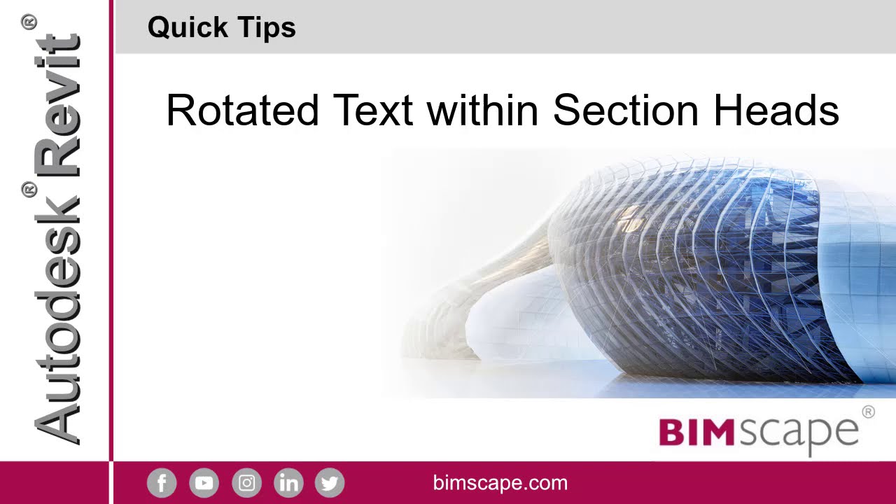 Autodesk Revit: Rotated Text within Section Heads - YouTube