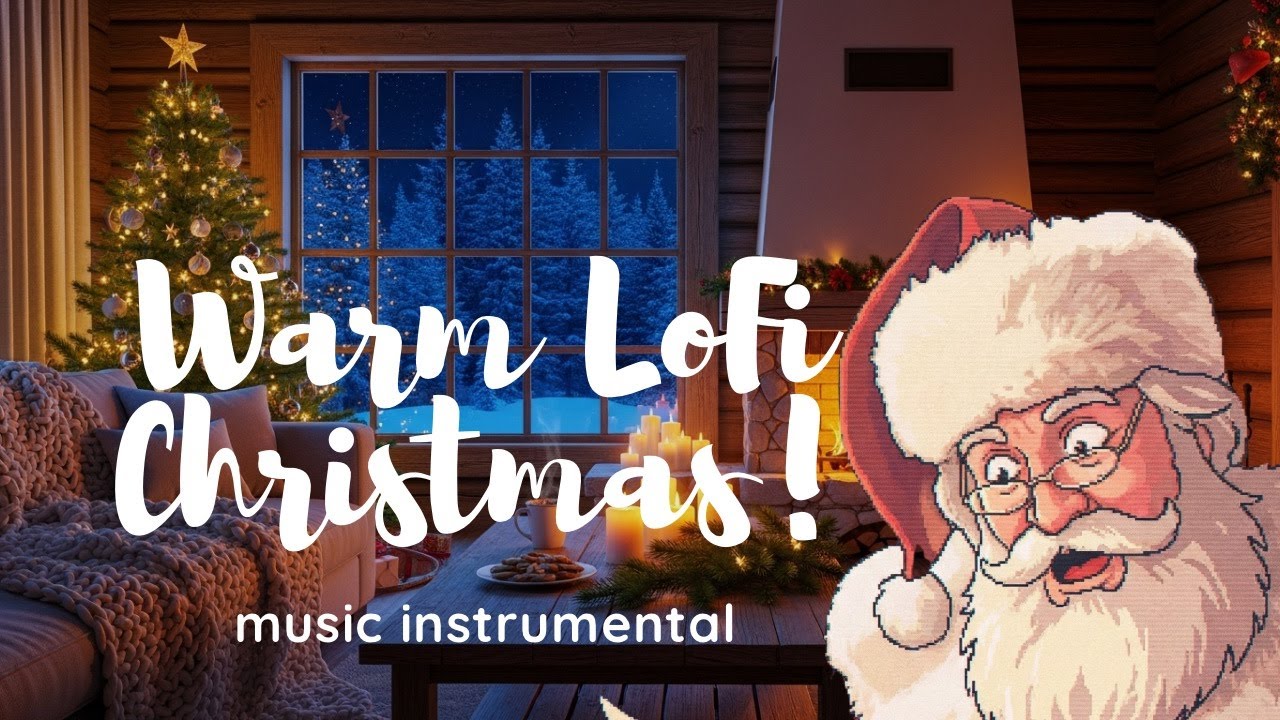 Warm Christmas Lofi Jazz Playlist 🎄🔥 Relaxing Instrumental - YouTube