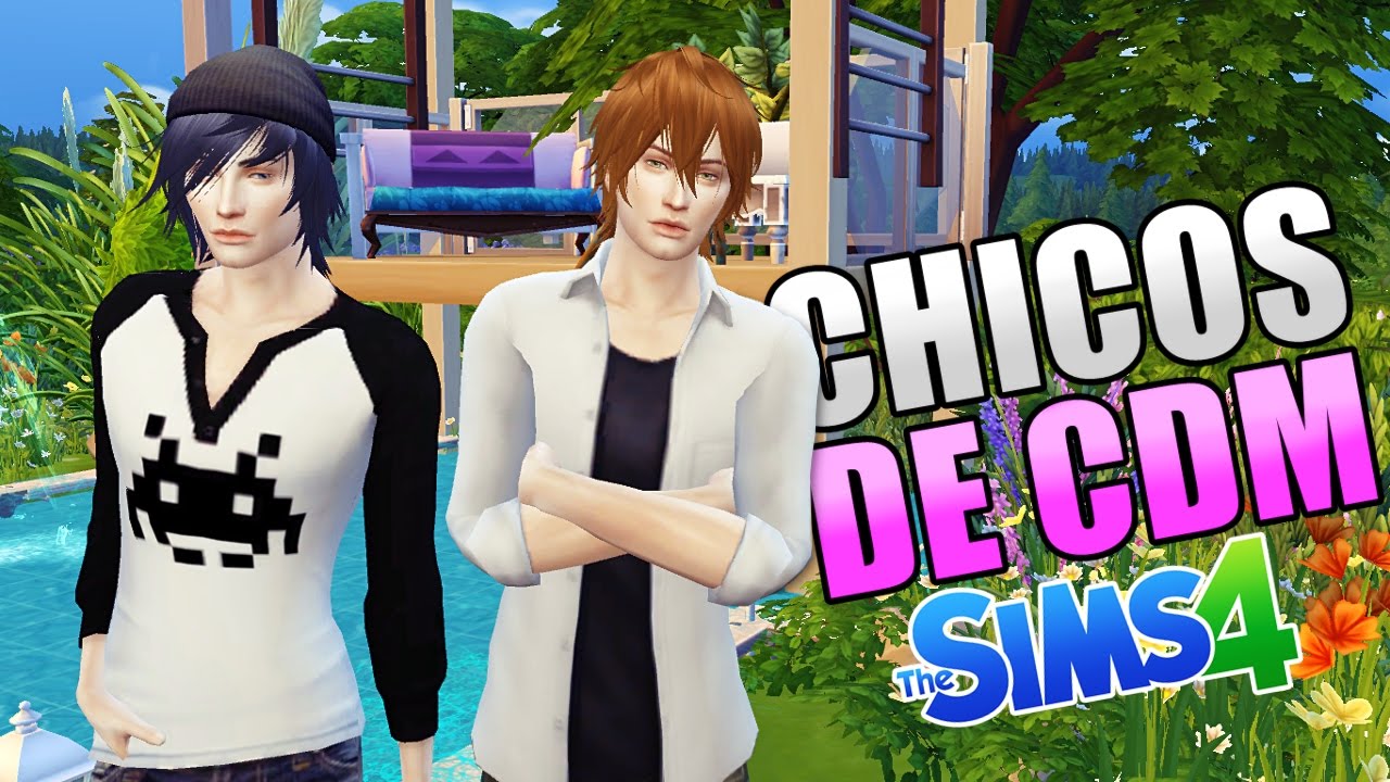 Los CHICOS de CORAZÓN DE MELÓN en Los Sims 4 | Speed Sims (create a sim) - YouTube