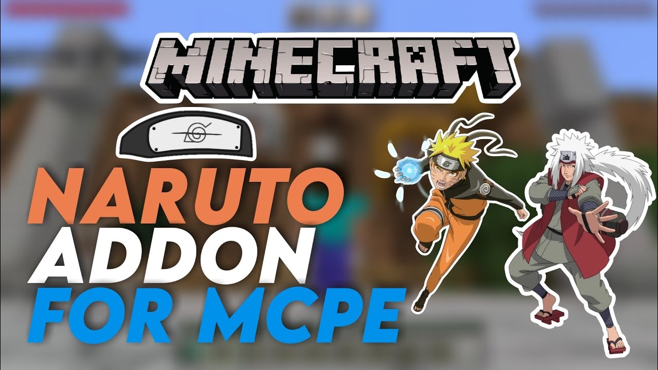 Naruto Village And Running Animation In Minecraft PE | Naruto Addon In ...