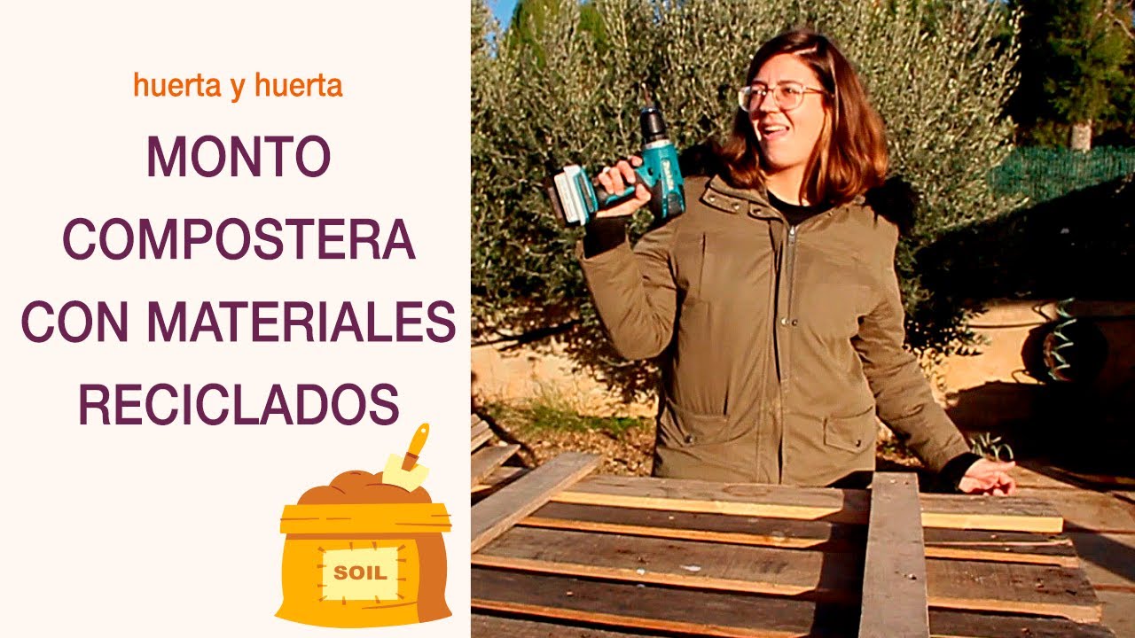 Monto mi primera compostera | Huerta y huerta - YouTube