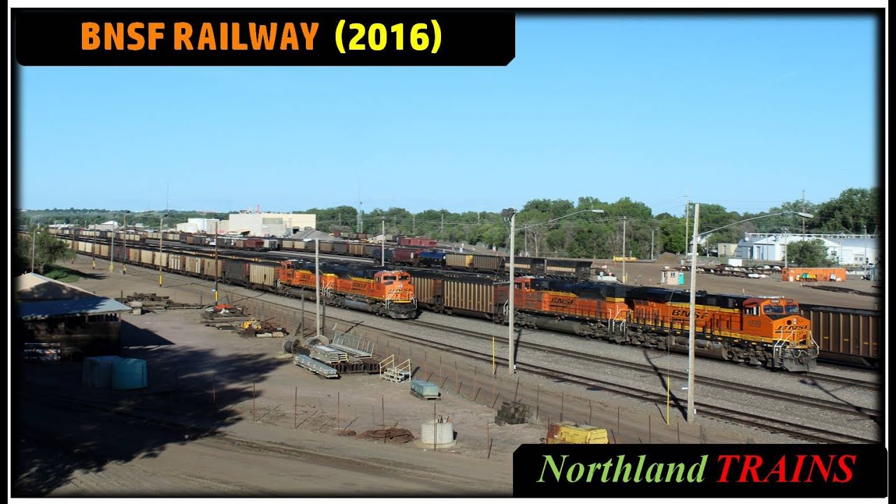 An Evening at BNSF yard in Mandan, ND - YouTube