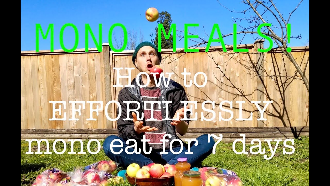 MONO MEALS! How to EFFORTLESSLY mono eat for one week - YouTube