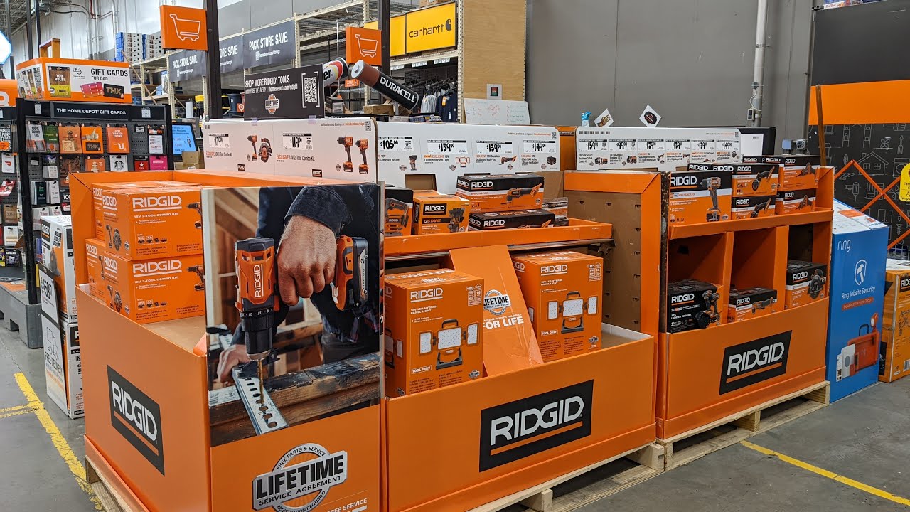 New Ridgid Tool Deals at The Home Depot! - YouTube