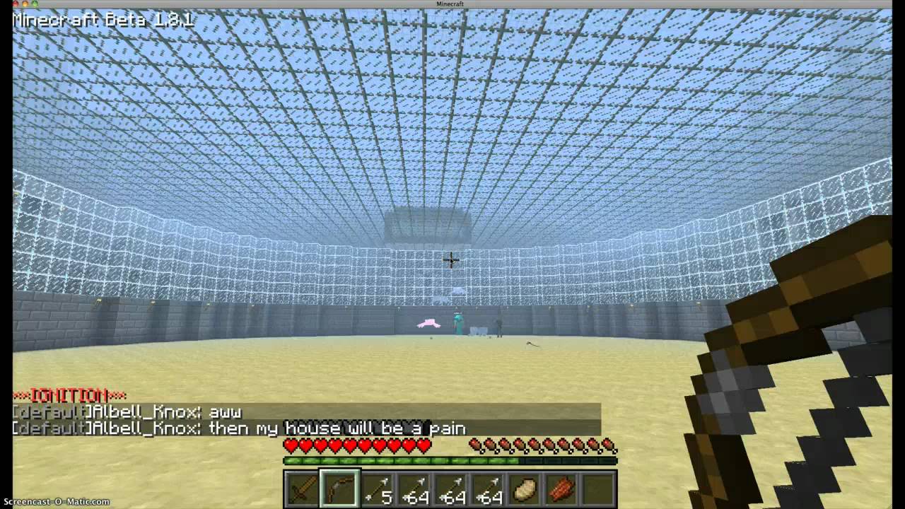 Minecraft Mob Arena - YouTube