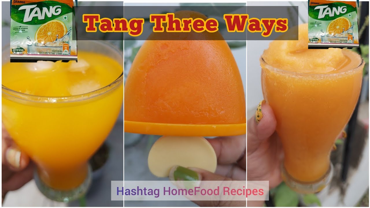 Tang Orange Instant Drink Mix 3 ideas -Juice /slushy/ Popsicle # ...